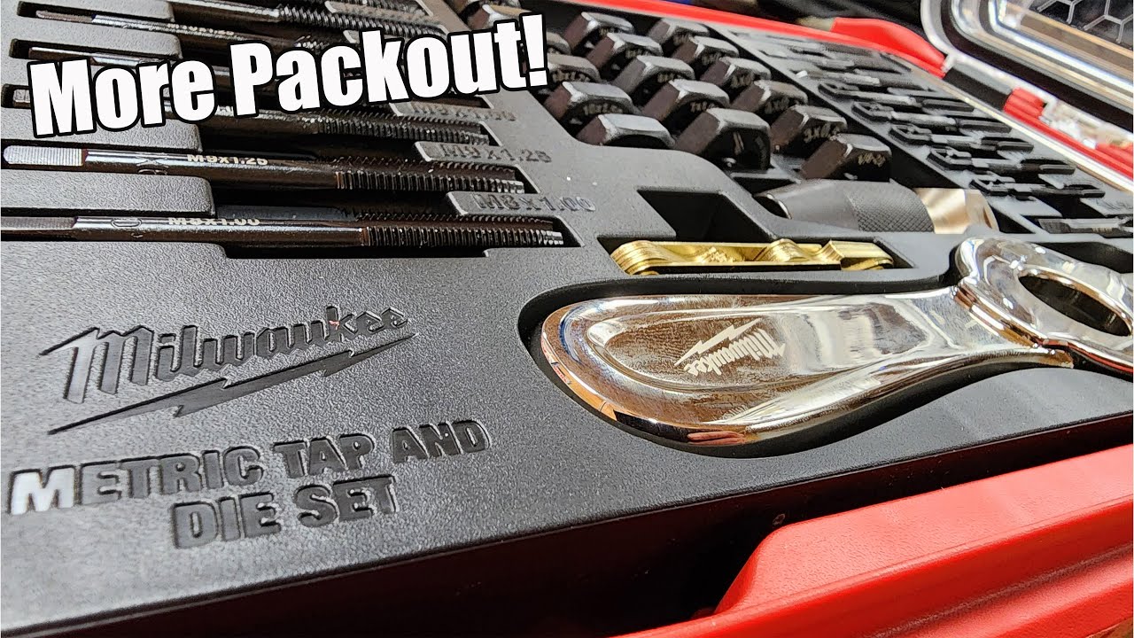 Milwaukee Tool Metric Or SAE Tap Die PACKOUT Set 49 22 5603 49 22