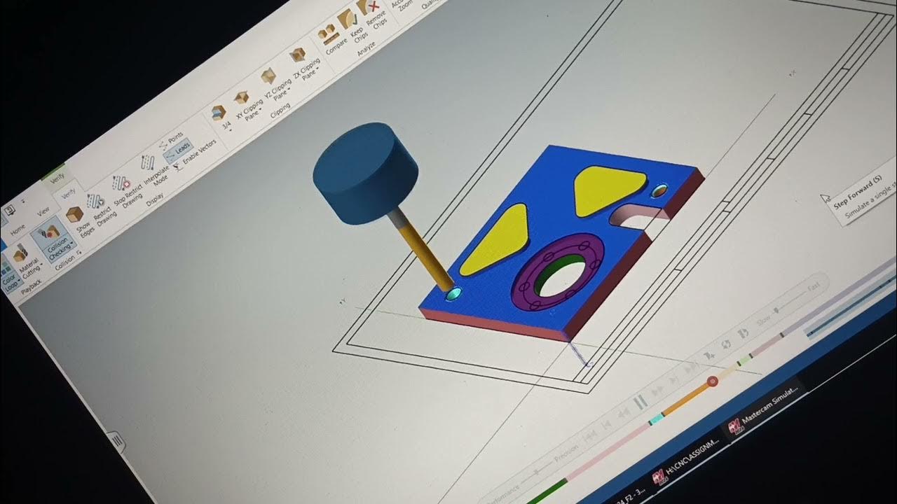 CNC MILLING MACHINE PROGRAMMING(Mastercam) - YouTube