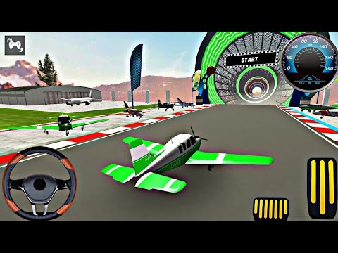 Plane Stunt Race || Crazy Plane Drive || Plane Game 07 || Alpha Mobile ...