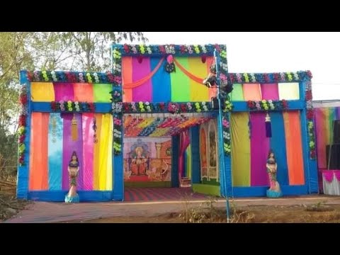 jay mataji mandap decoration At.Mota sukaamba Ta.Dediyapada Dist ...