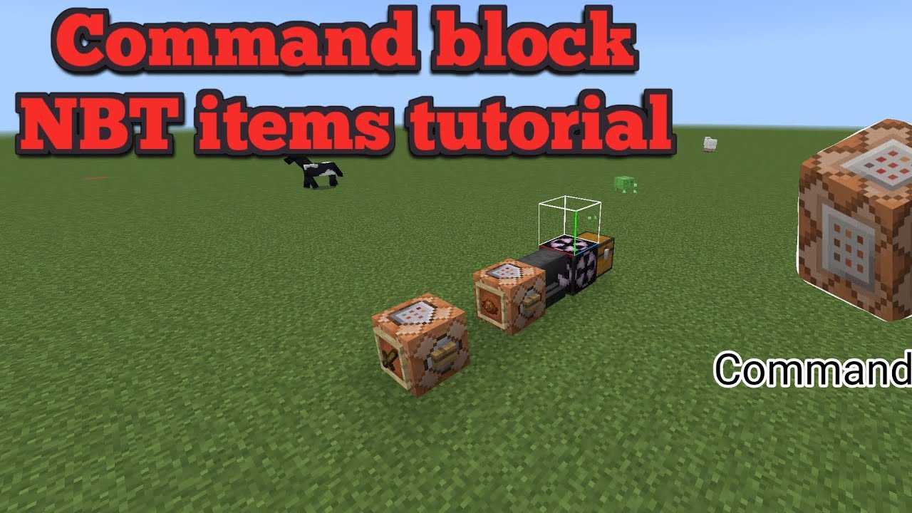 NBT items tutorial (Tutorial for poop and rusted swords) - YouTube