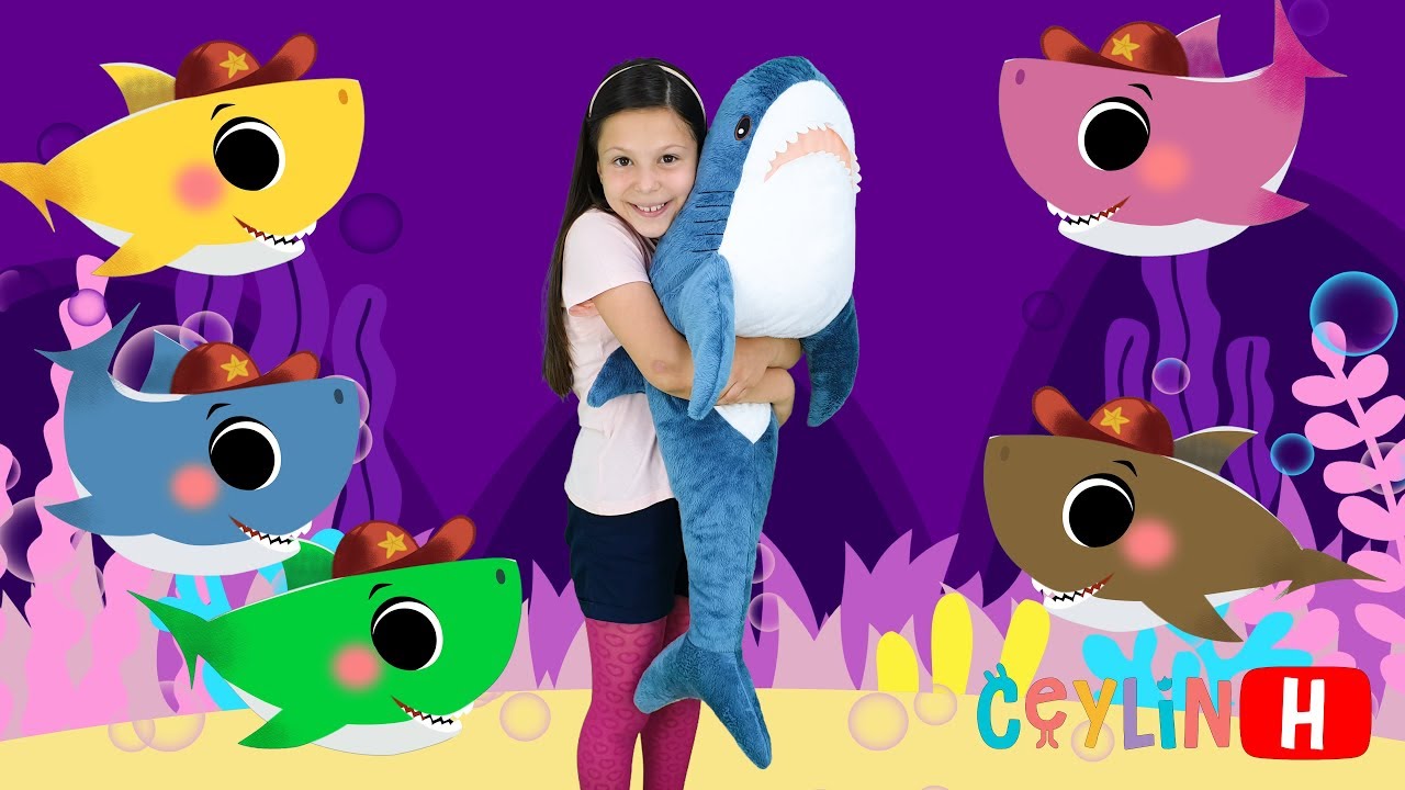 Ceylin-H | Color Baby Sharky Song | Sing and Dance! | Learn Colors with ...