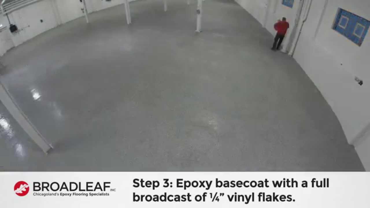 Epoxy Floor Installation by Broadleaf Inc. - YouTube