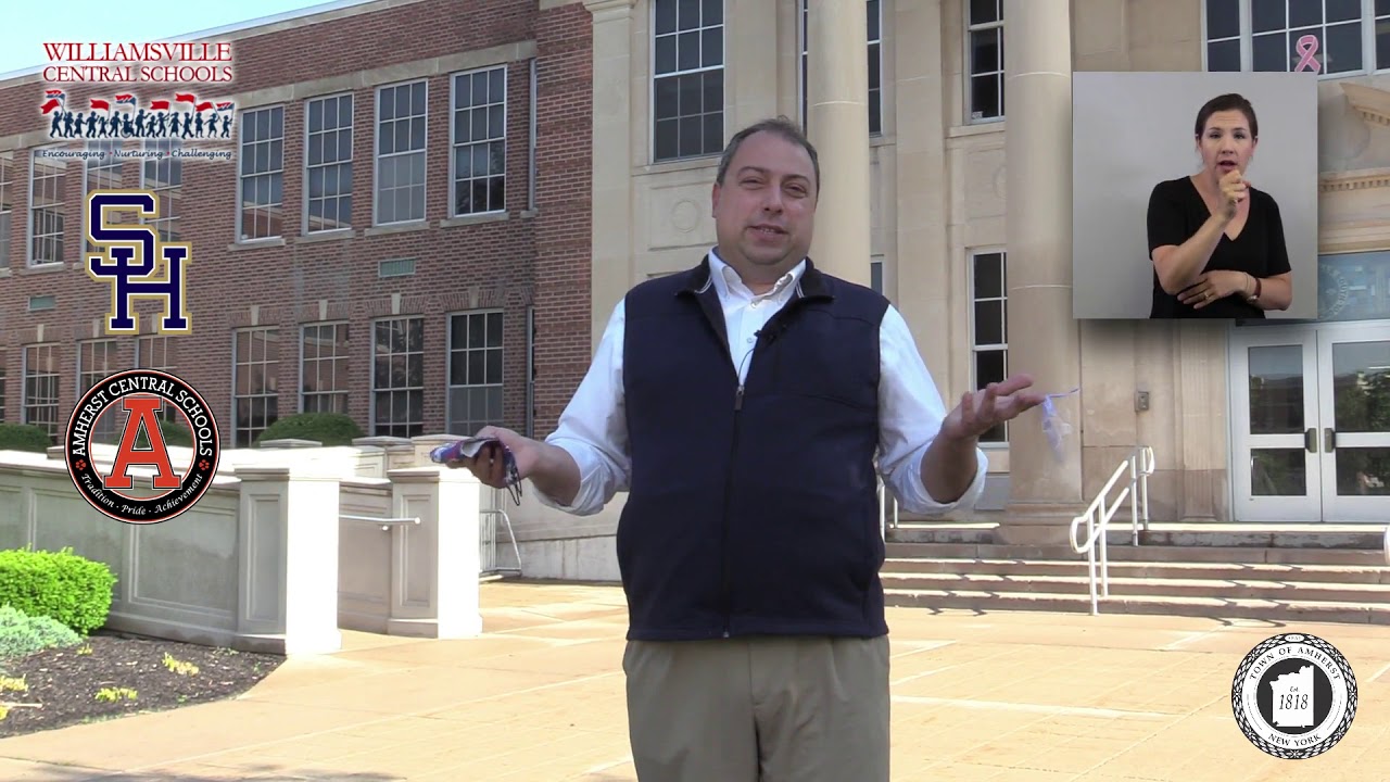 Town of Amherst Supervisor, Kulpa addresses the town during PHASE 2 ...