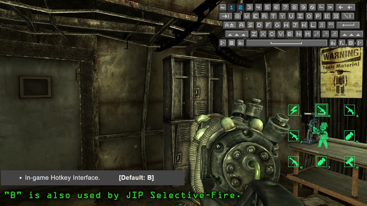 Fallout 3 Mods - Extra Hotkey Interface And Toggle Previous Weapon by ...