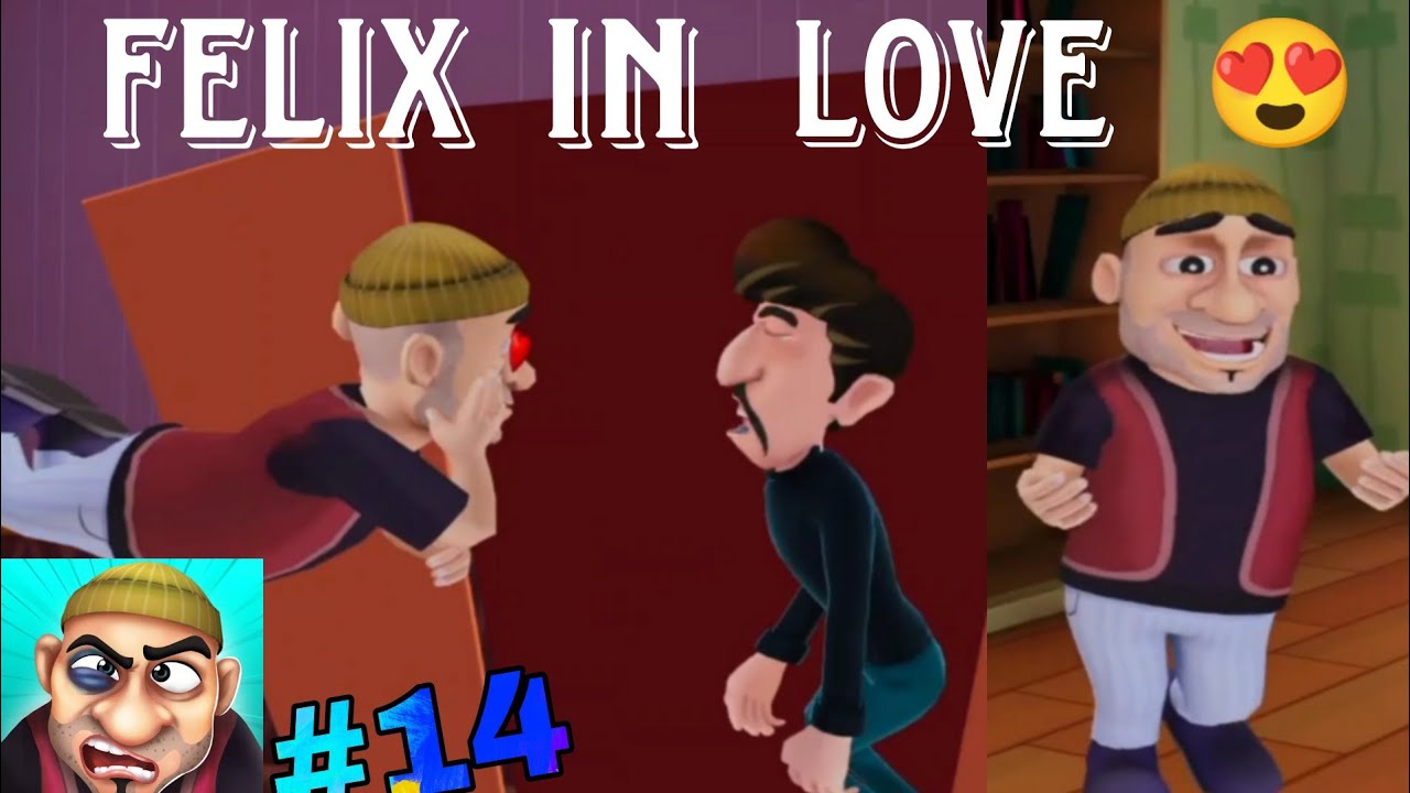 FELIX IN LOVE WITH LESTER 😍😂 | SCARY ROBBER GAMEPLAY VIDEO #14 - YouTube
