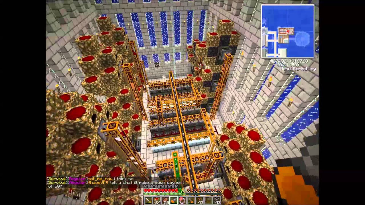 Tekkit Episode #9 An overview of my large solar panel factory - YouTube