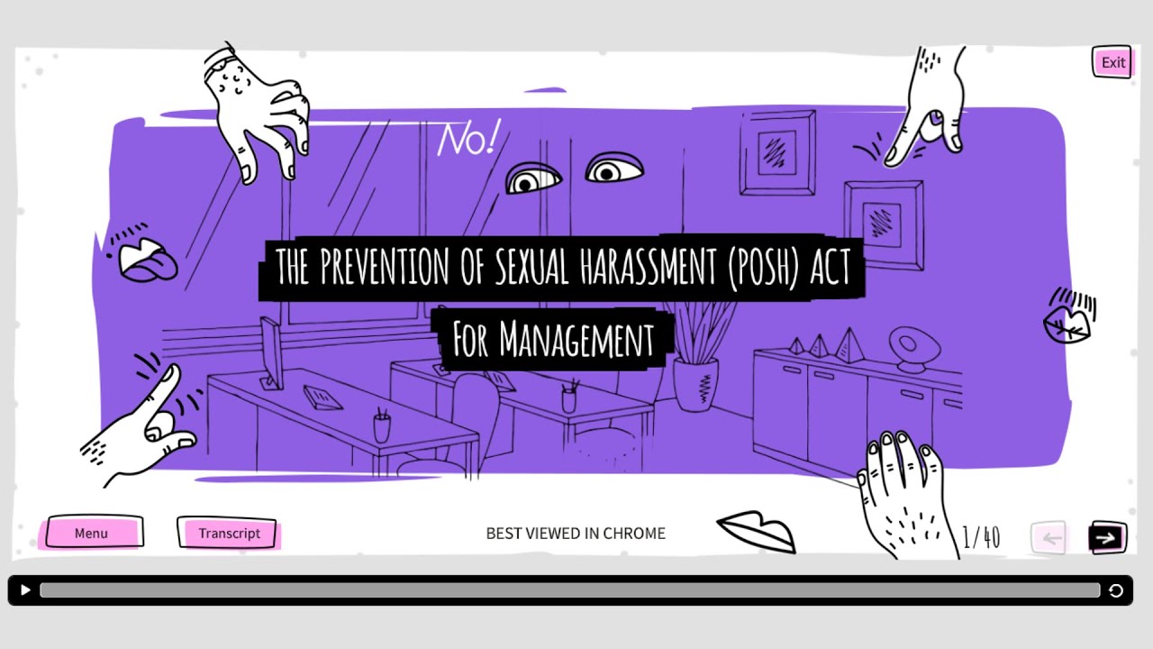 Prevention of Sexual Harassment (POSH) ~ Module 2: For Management - YouTube