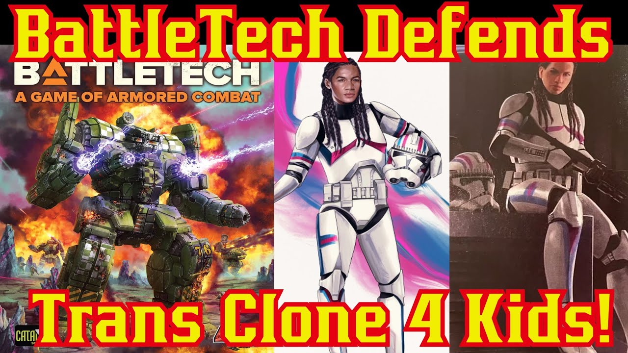 Star Wars Trans Clone Trooper Gets White Knighted By BattleTech Author ...