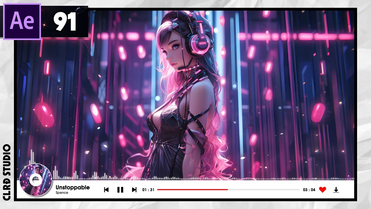 Làm Sóng Nhạc Đơn Giản Với Audio Spectrum #24 | After Effect Tutorials | CLRD Studio - YouTube