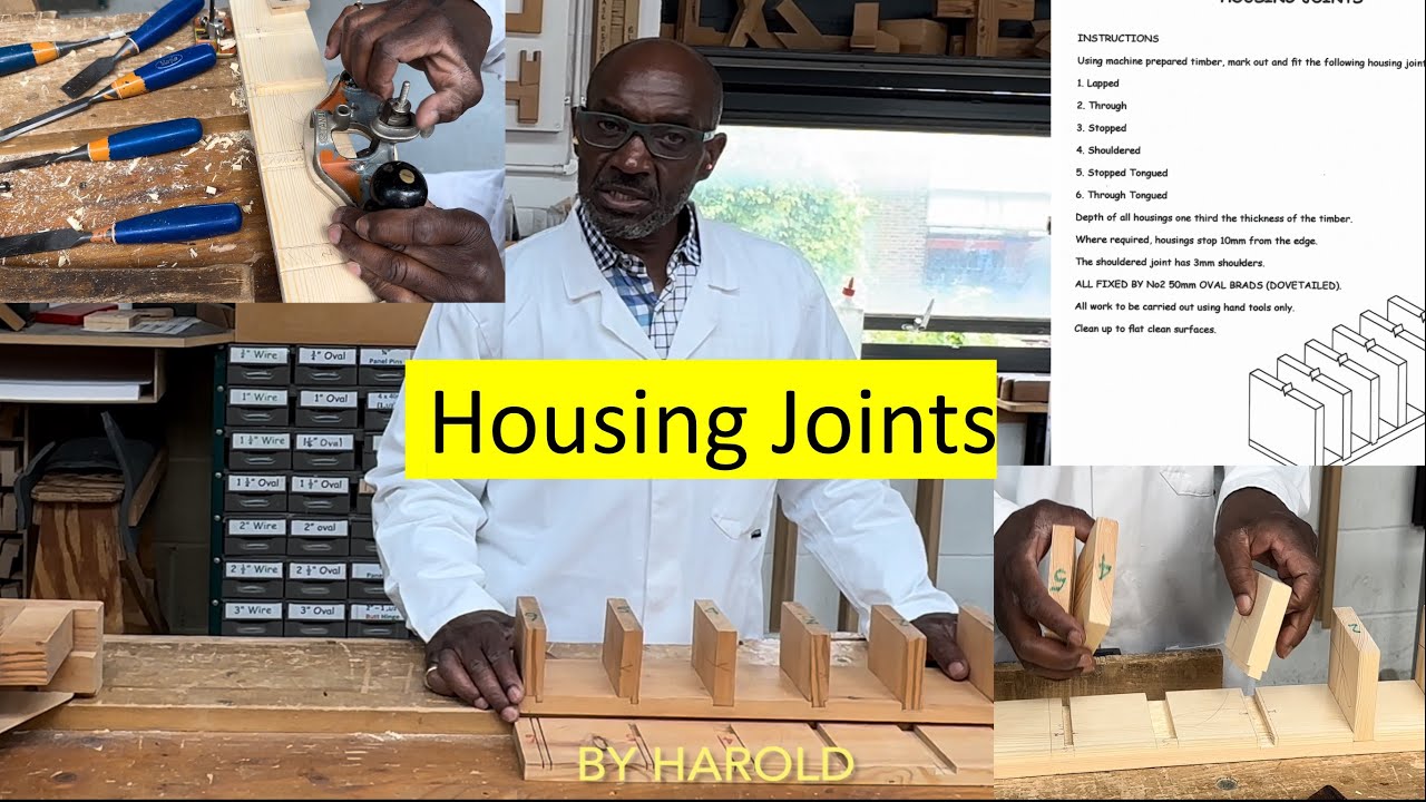 -Carpentry College- Housing Joints - Part 1 (4k) - YouTube