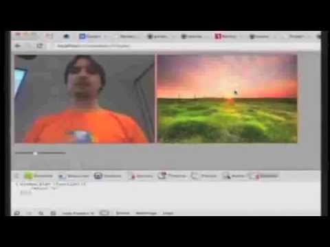 Experiment/Talk: Chroma key in JS - live code at W3C WebBR 2012 - YouTube