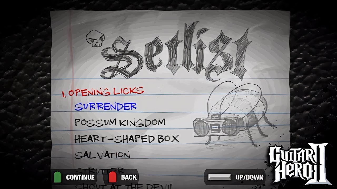 GUITAR HERO II - FULL SETLIST (ALL SONGS) - YouTube