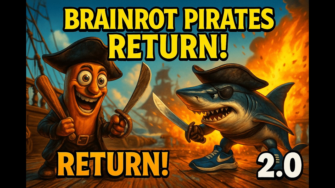 NEW! Brainrot Pirates Dance Party | Funniest Pirate Music Video 2025 ...