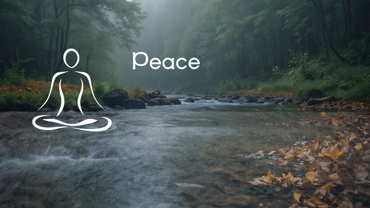 Peaceful sound of flowing stream | Peace - YouTube