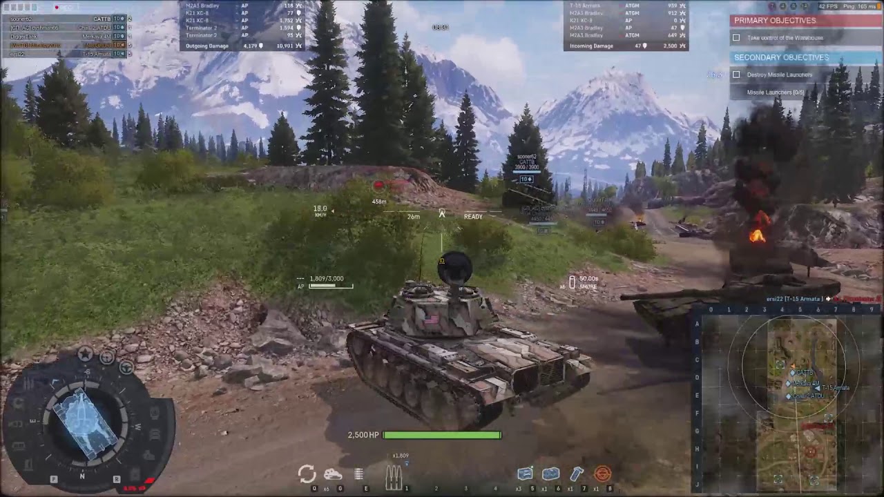 Armored Warfare - Tier 10 M48 GAU-8 Avenger TD Operation Hydra - YouTube