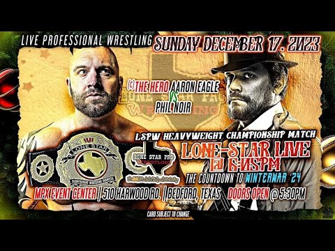 Aaron Eagle vs Phil Noir for the LSPW Title #cancelled #wrestling #hero ...