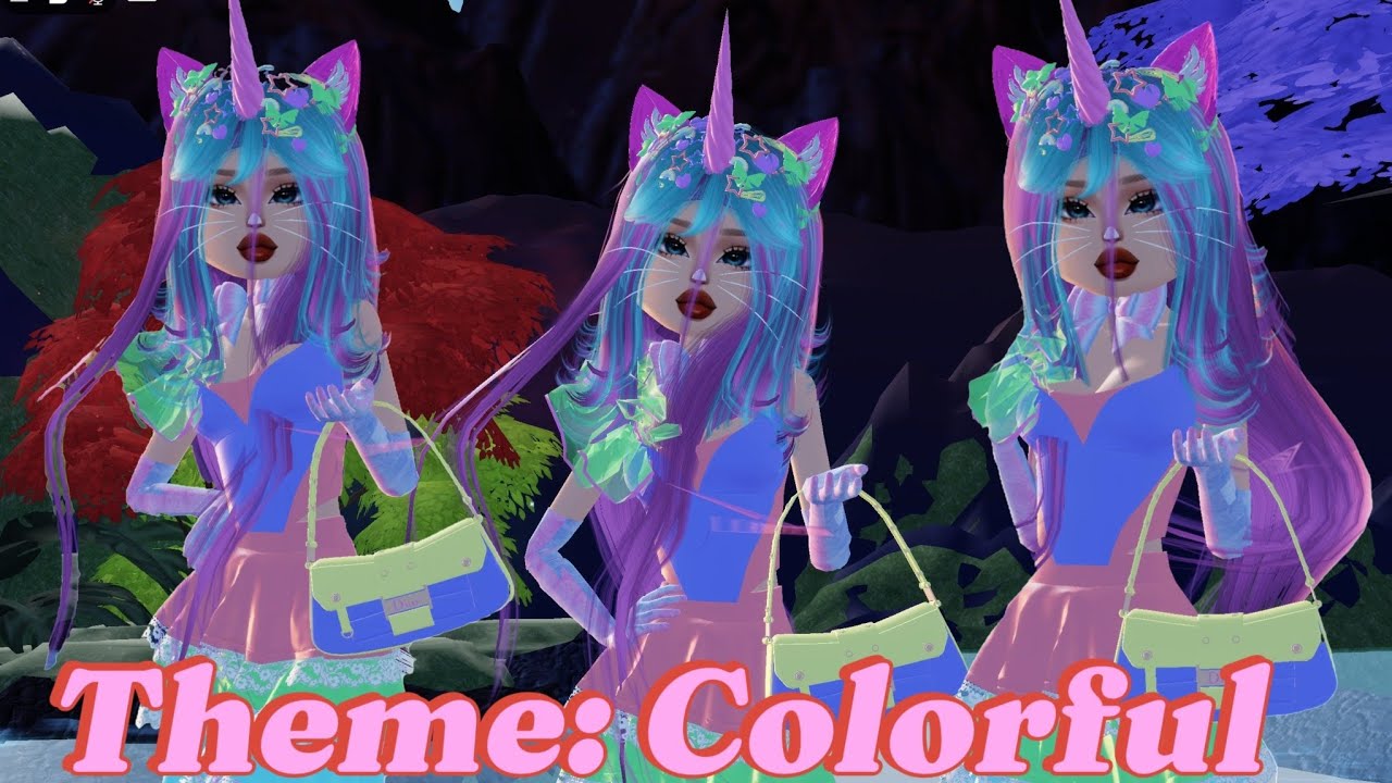 Theme: Colorful I dressed colorfully and looked very cute - DTI - DRESS ...