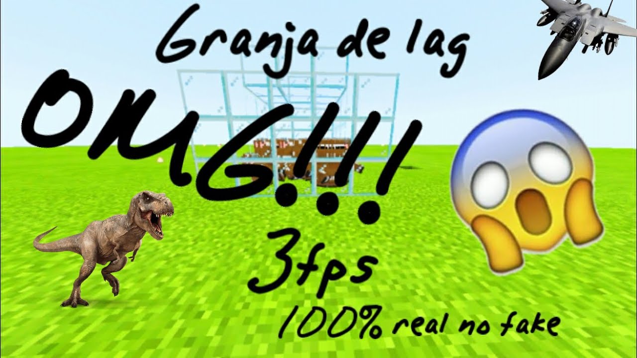 Granja de lag para Minecraft 100% real no feik - YouTube