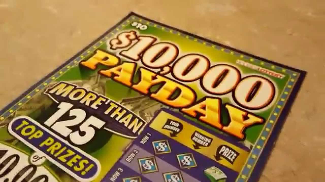Shelly N Charlie Scratch Off The Indiana Lottery $10,000 Payday - YouTube