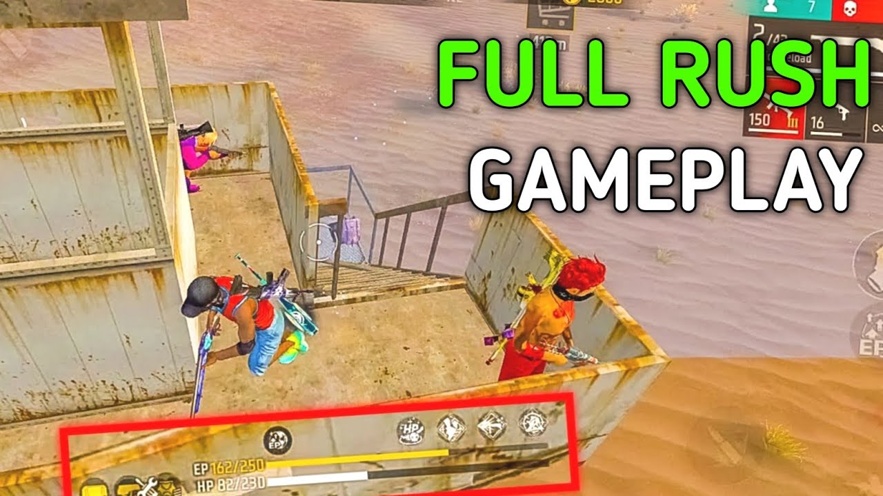 rush solo vs squad full gameplay - YouTube