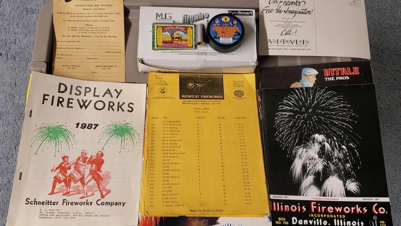 Fireworks Info - Old Documents & Catalogs (Grossi/Vitale/Schneitter ...