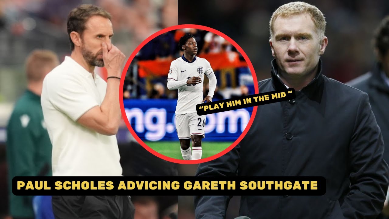 Paul Scholes Urges Gareth Southgate To Play Kobbie Mainoo If He Wants ...