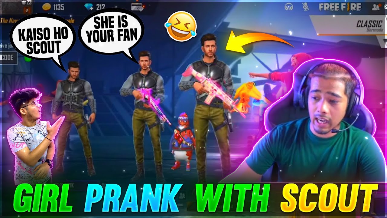 Girl Voice Prank On Scout - He Got Angry ? || Two Side Gamers x Op ...