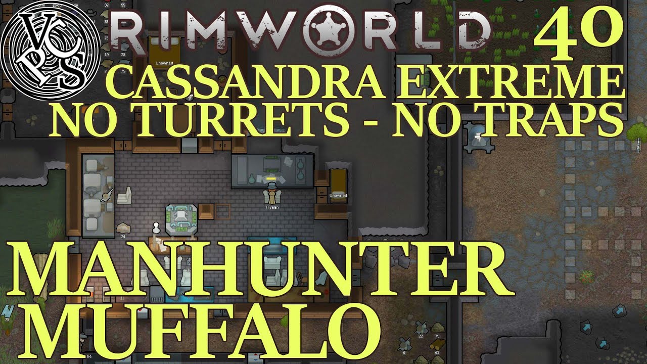 Manhunter Muffalo : Rimworld Utopia 17 EP40 - No Turrets No Traps ...