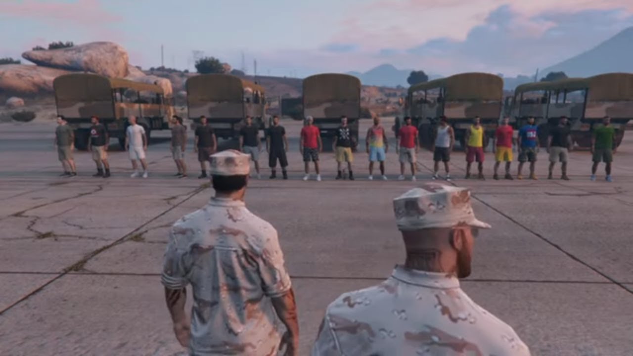 GTA 5 Roleplay - The Military - YouTube