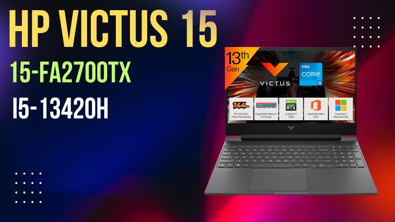 HP Victus 15-FA2700TX Intel's Core i5-13420H – Worth It in 2025? - YouTube