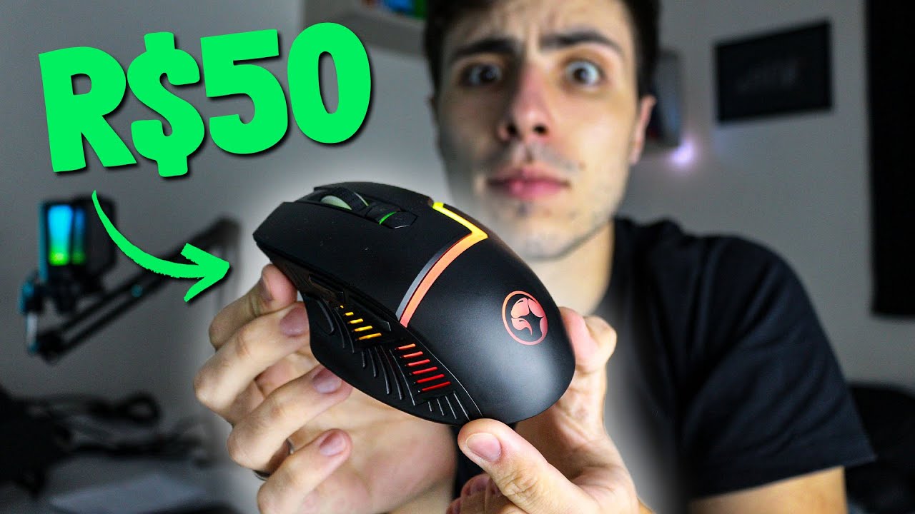 Mouse Gamer Marvo M728W, sem fio e muito bonito | Unboxing e Review ...