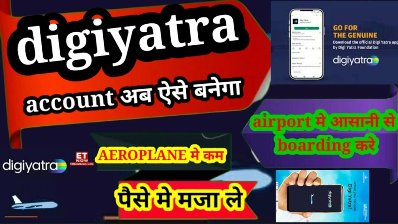 How to Use Digi Yatra App | Airport Par DigiYatra App Kaise Use Kare ...