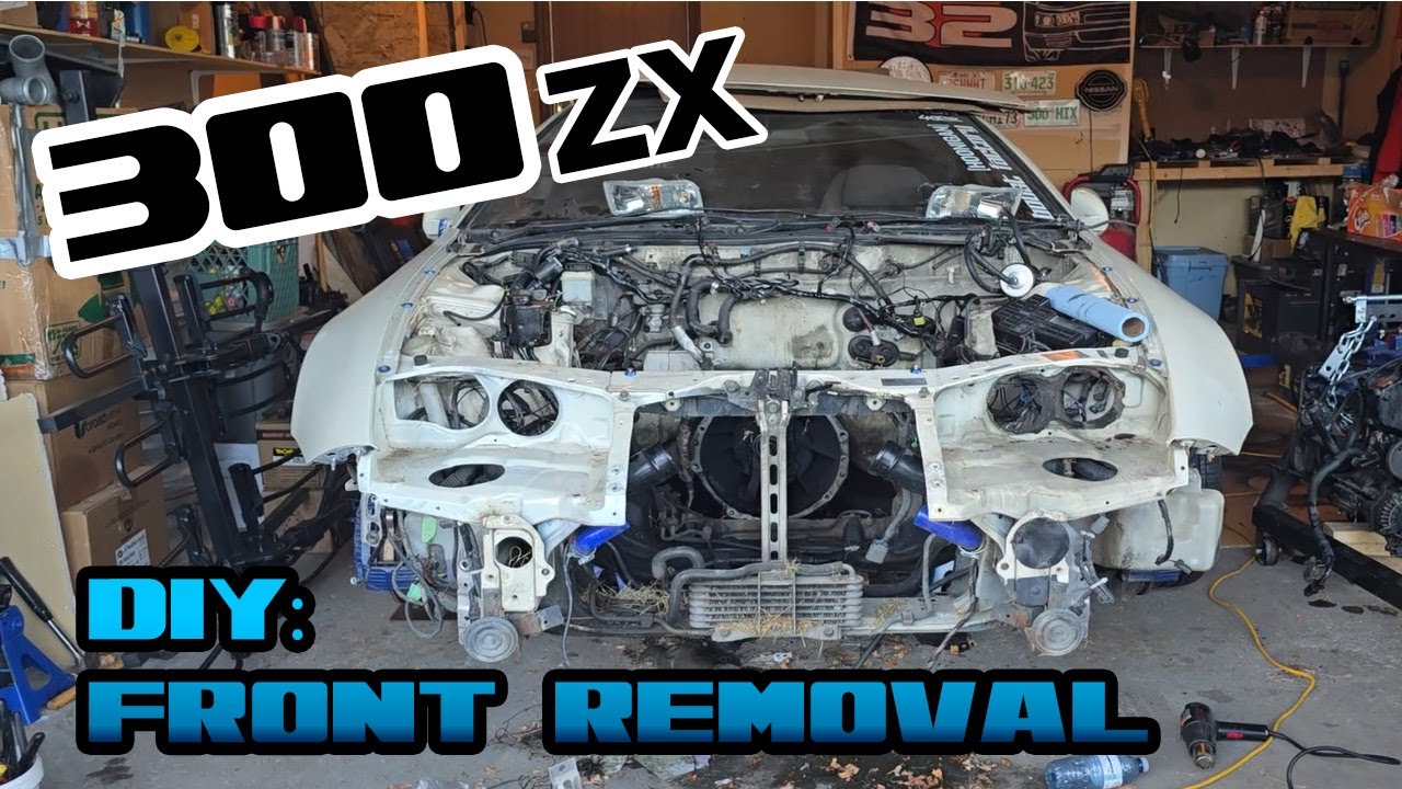 Nissan 300zx - Front end dismantle - YouTube
