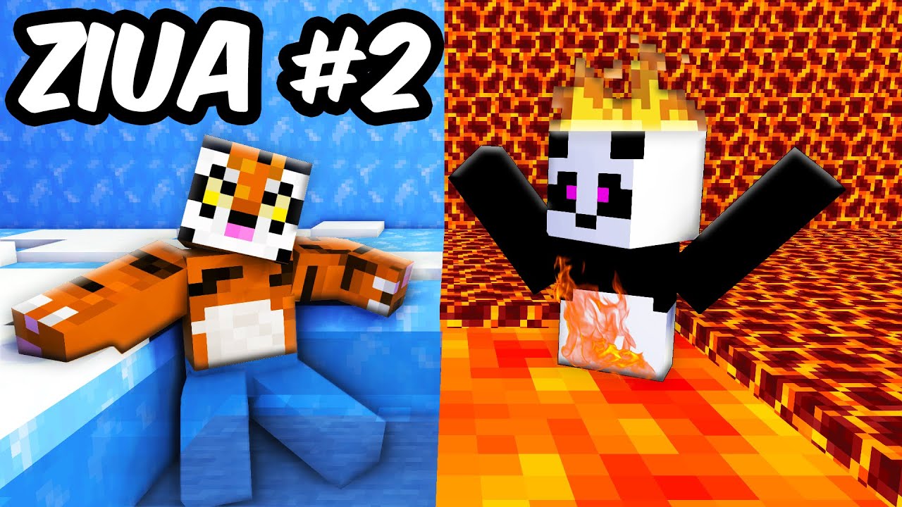 HOT VS COLD CHALLENGE IN MINECRAFT *EXTREM ! - YouTube
