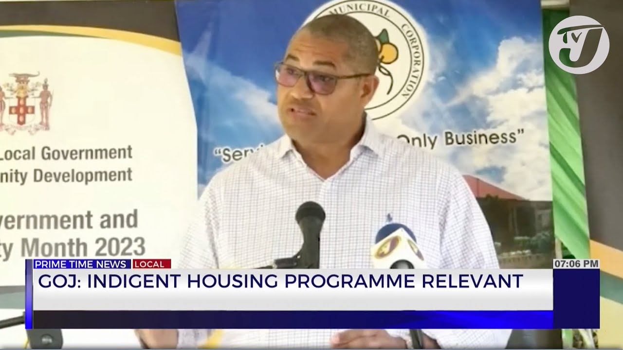 GOJ: Indigent Housing Programme Relevant | TVJ News - YouTube