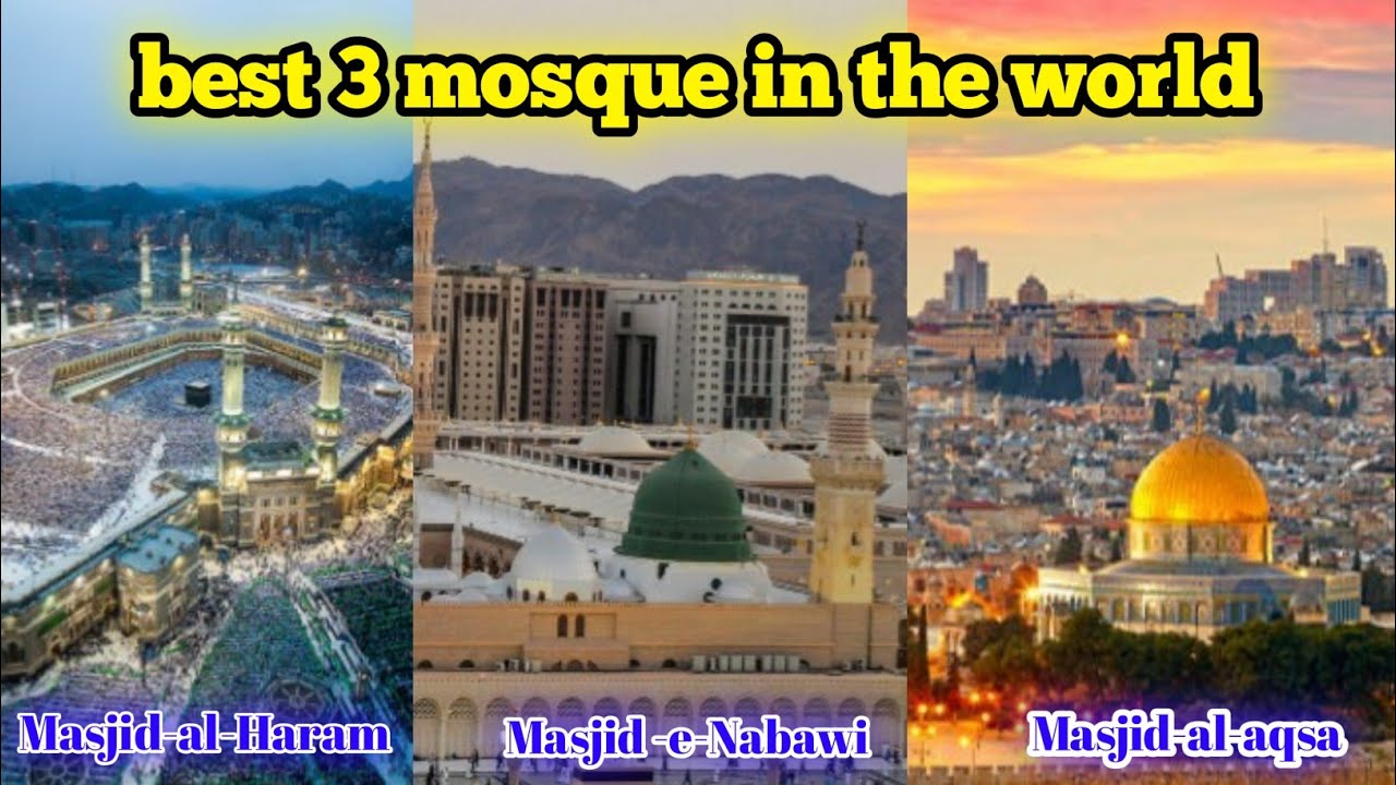 Best 3 mosque in the world.|||#Masjidalharam |#masjidenabawi|# ...