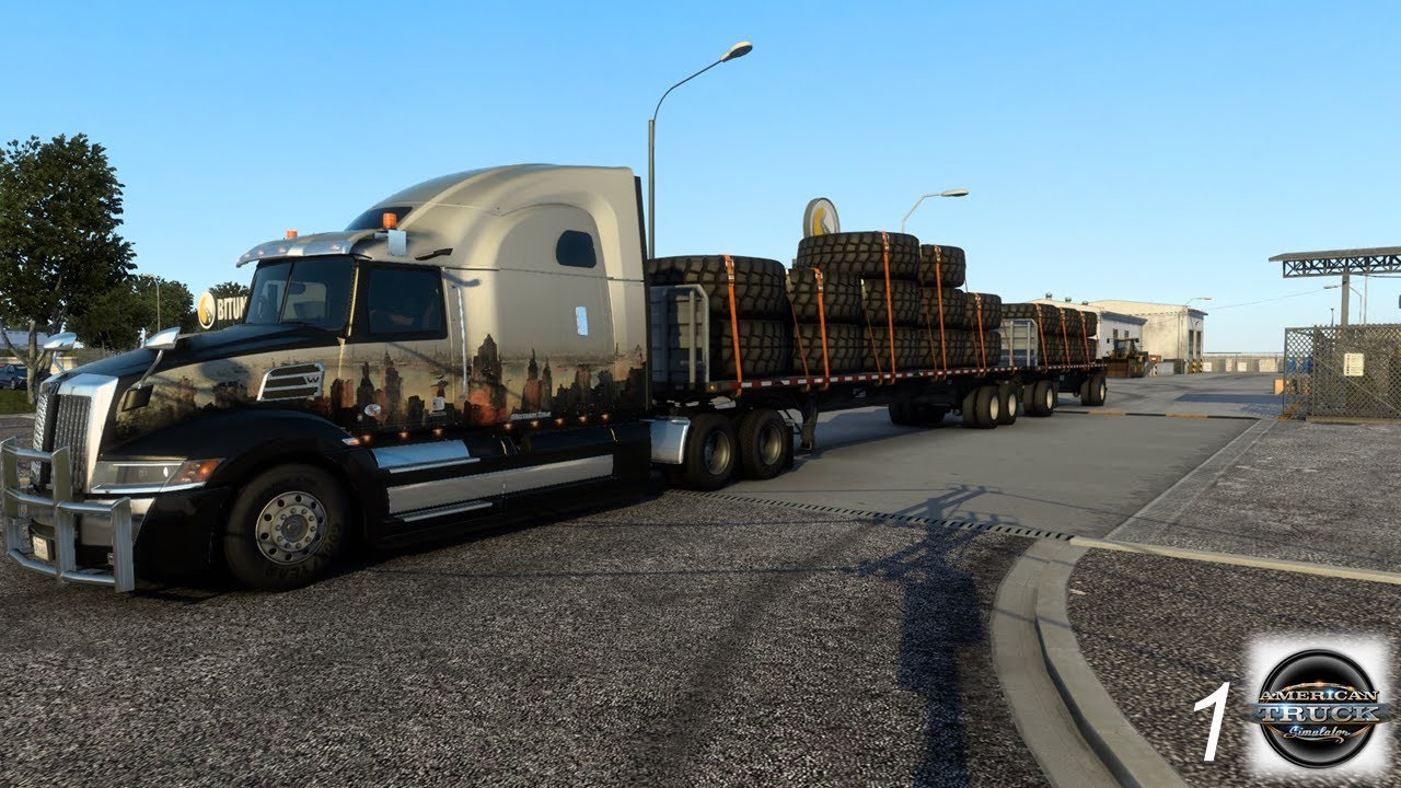 American Truck Simulator from Boca Raton (FL) to Port Angeles (WA) with ...