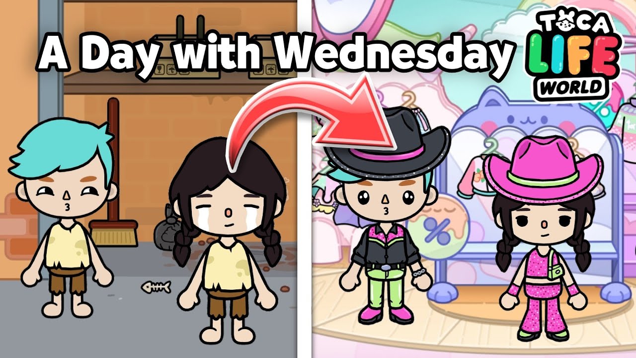 A Date with Wednesday in Toca Life World 💖 TOCA BOCA 🌍 - YouTube