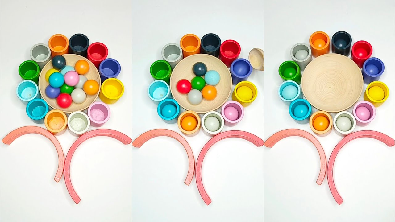 Satisfying Color Sorting #satisfying - YouTube