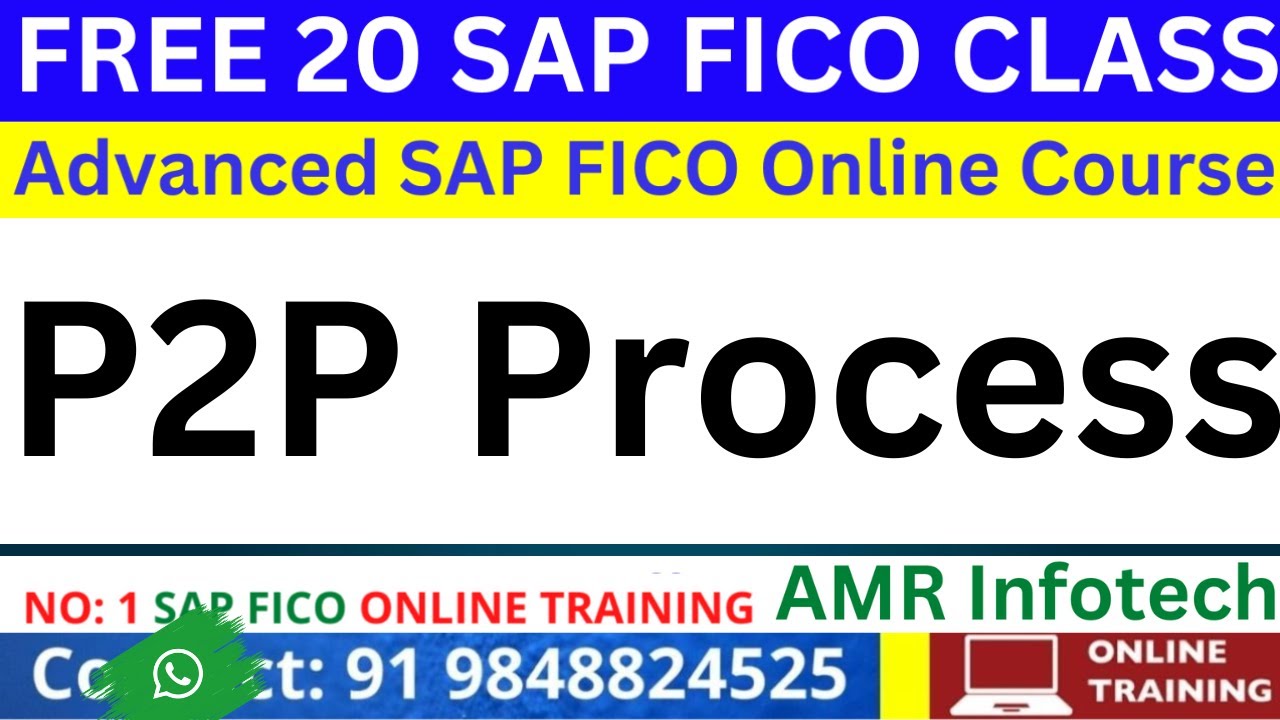 P2P Process - P2P - SAP FICO Course in Telugu - SAP Tutorial For ...