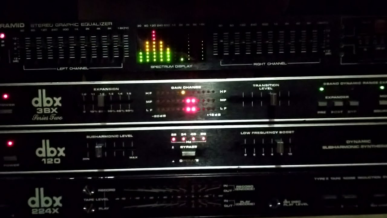 DBX 3BX DYNAMIC RANGE EXPANDER - 120 SUBHARMONIC SYNTHESIZER - YouTube