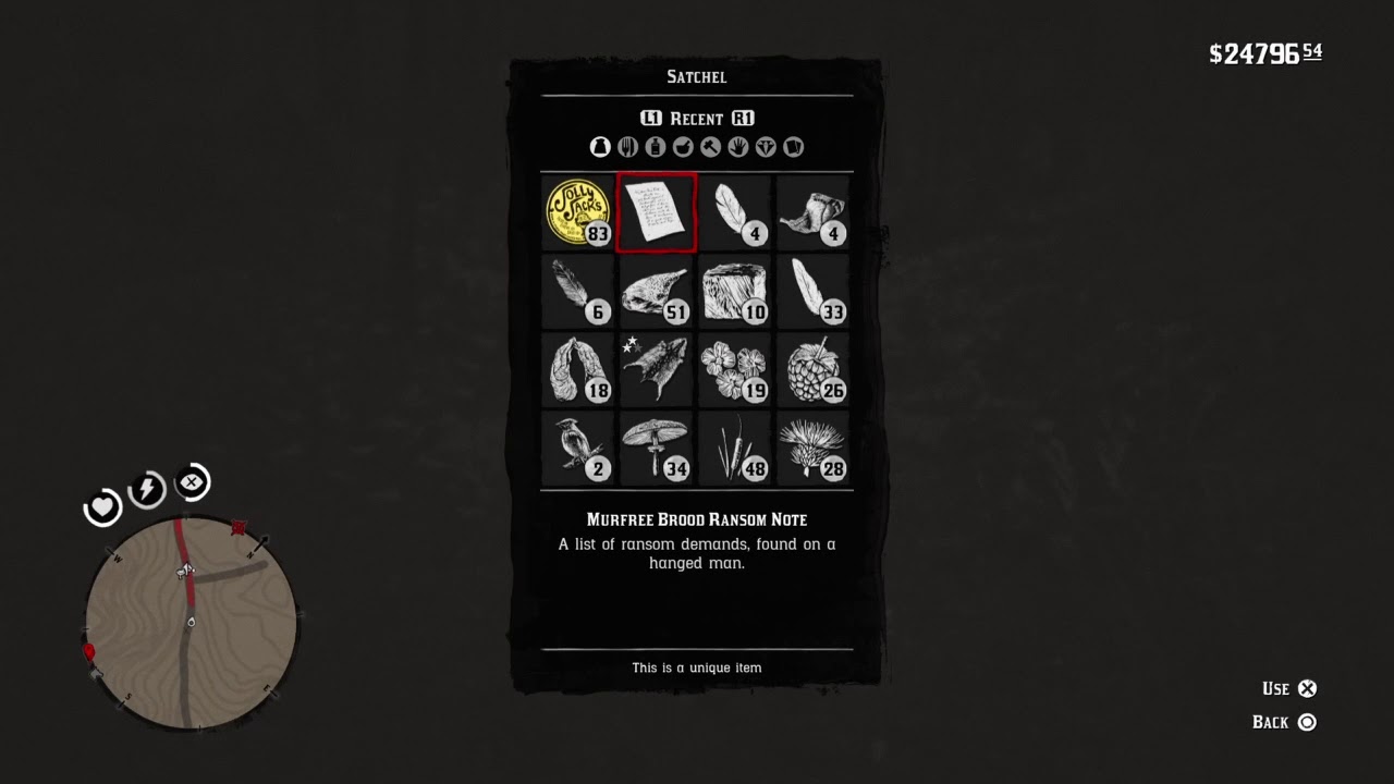 RDR2 - Murfree Brood Ransom Note - YouTube