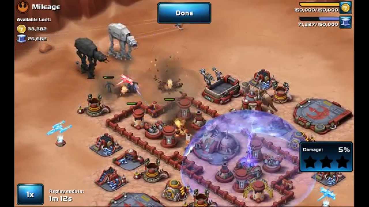 Star Wars: Commander Level 5 Successful Rebel Base Defence - YouTube