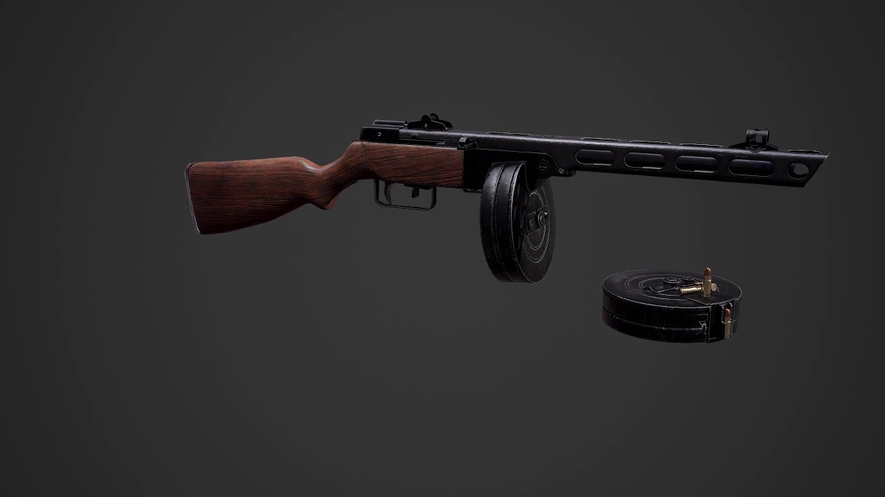 PPSH 3d model - YouTube