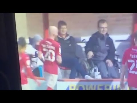 Passionate disabled Football fan tries to run over Swindon players ...