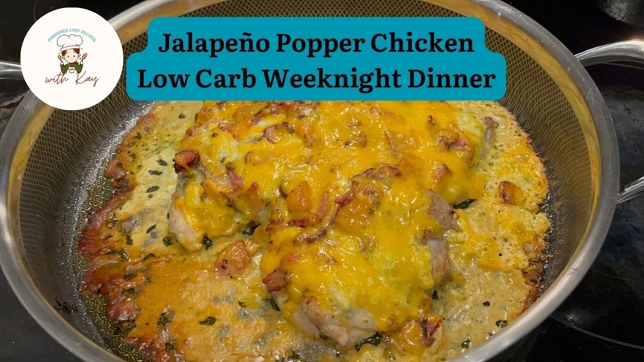 How to Make Jalapeno Popper Chicken - Low Carb Weeknight Meal - YouTube