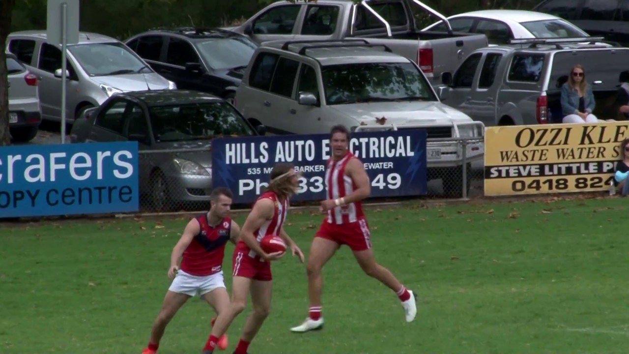 Hills FootyFlix - Echunga v Mt Lofty (( first quarter )) - YouTube