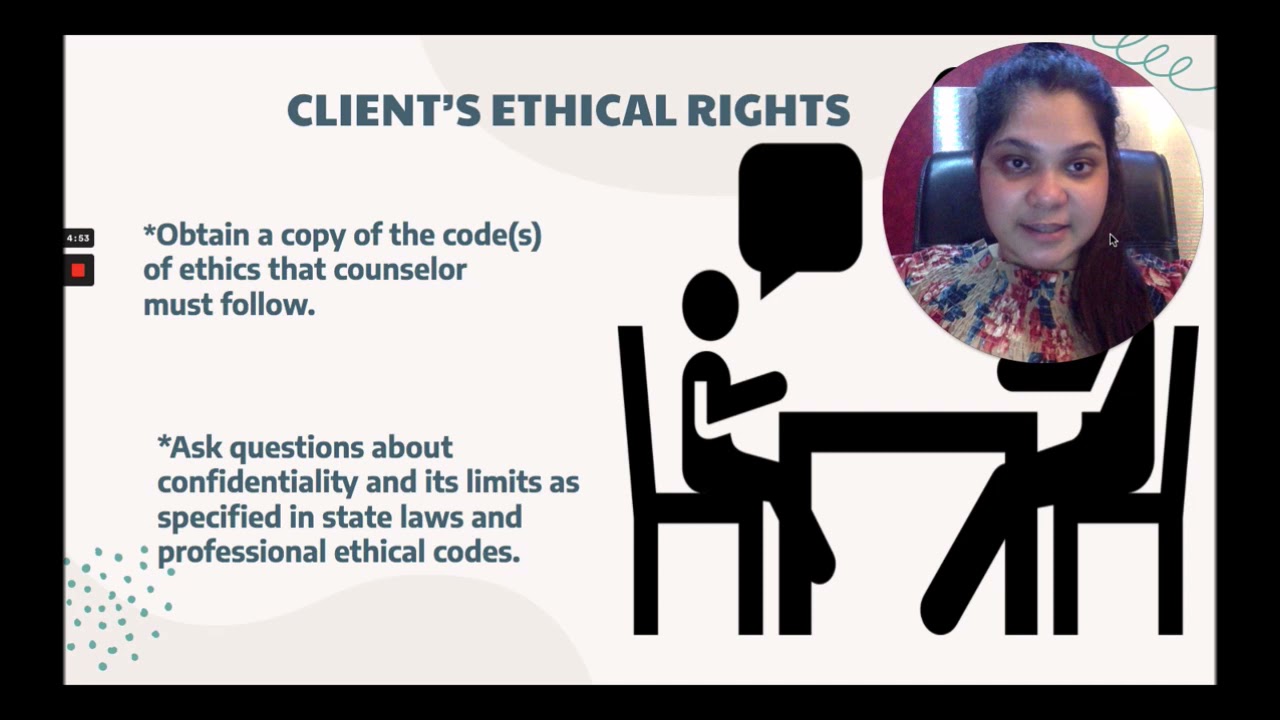 Client's Rights & Counselor's Responsibilities in Therapeutic ...