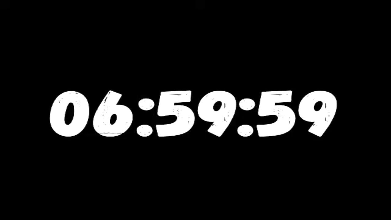 7 Hour Timer 7 Hour Countdown 7H Timer & Alarm - YouTube